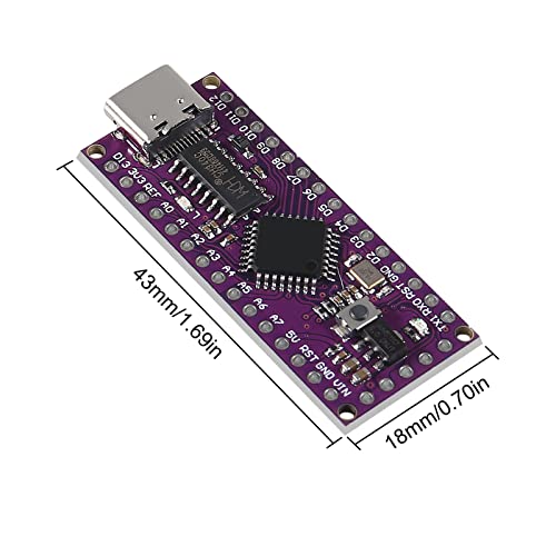 AITRIP 3PCS Type-C LGT8F328P-LQFP32 LGT8F328P LQFP32 MiniEVB HT42B534 SOP16 USB Driver Development Board Compatible with ATMEGA328 Nano V3.0 for Arduino