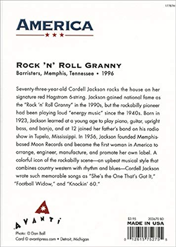 Avanti Rockin' Granny Cordell Jackson America Collection Funny/Humorous Birthday Card for Her/Woman
