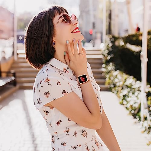 Braided Solo Loop Compatible with Apple Watch Band 38mm 40mm 41mm Women Men, Adjustable Stretchy Bands Elastic Sport Wristbands for iWatch Series 9 8 7 6 5 4 3 2 1 SE
