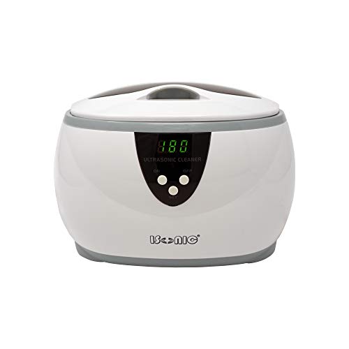 iSonicĀ® D3800a Digital Ultrasonic Cleaner for Jewelry, Eyeglasses, Watch, 600 ml, 110V 35W