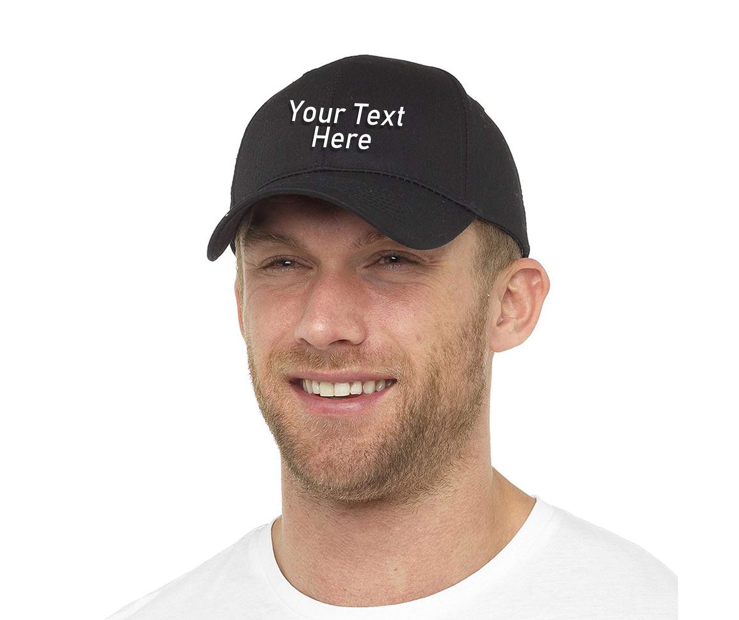 Ampton Custom-Built Fits Men & Women Structured Dad Cap Customized Hat Birthday Present Navy, 0-8