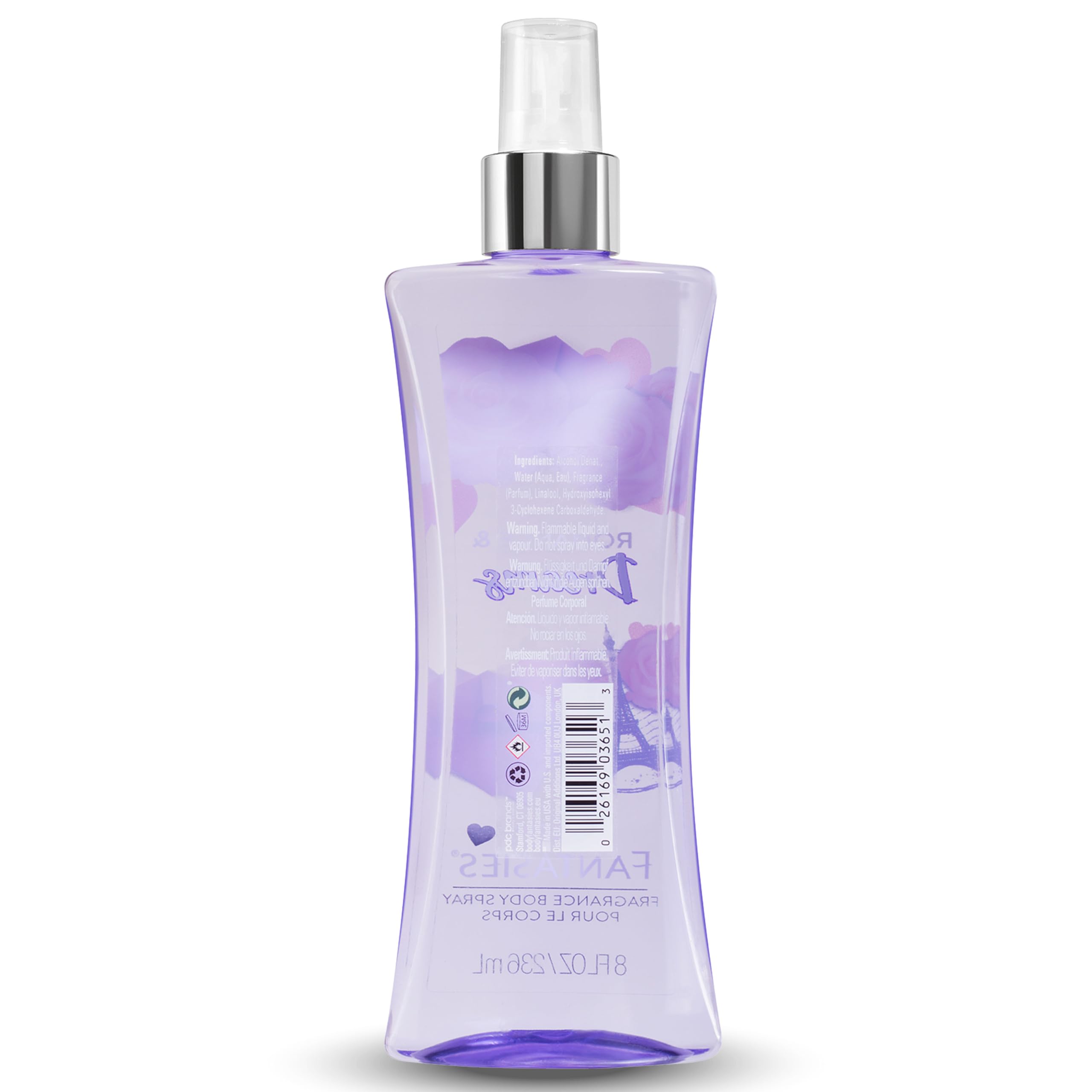 Body Fantasies Signature Fragrance Body Spray, Romance and Dreams, 8 Fluid Ounce
