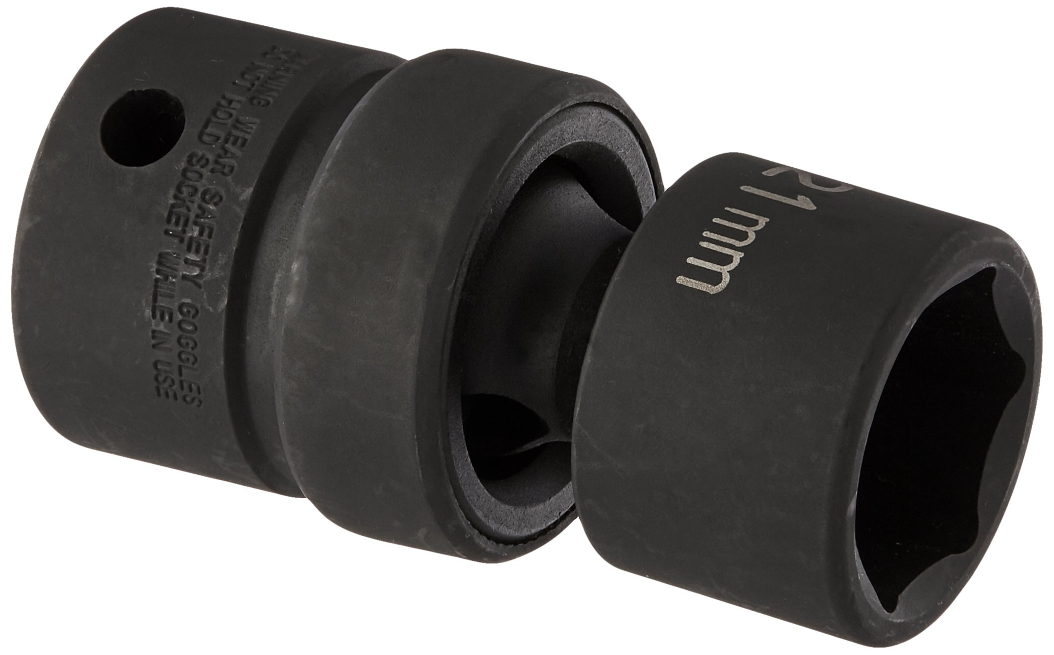 Grey Pneumatic (2021UM) 1/2" Drive x 21mm Standard Universal Socket