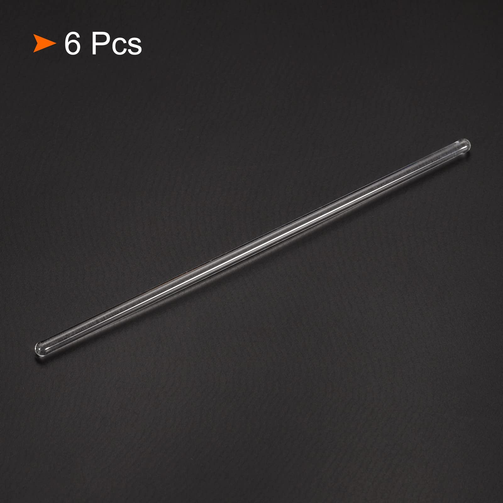 MECCANIXITY 3.3 Borosilicate Glass Stick 5.91" Length 4mm Dia Stir Rod Mixing Tools with Both Ends Round for Lab Kitchen Science 6Pcs