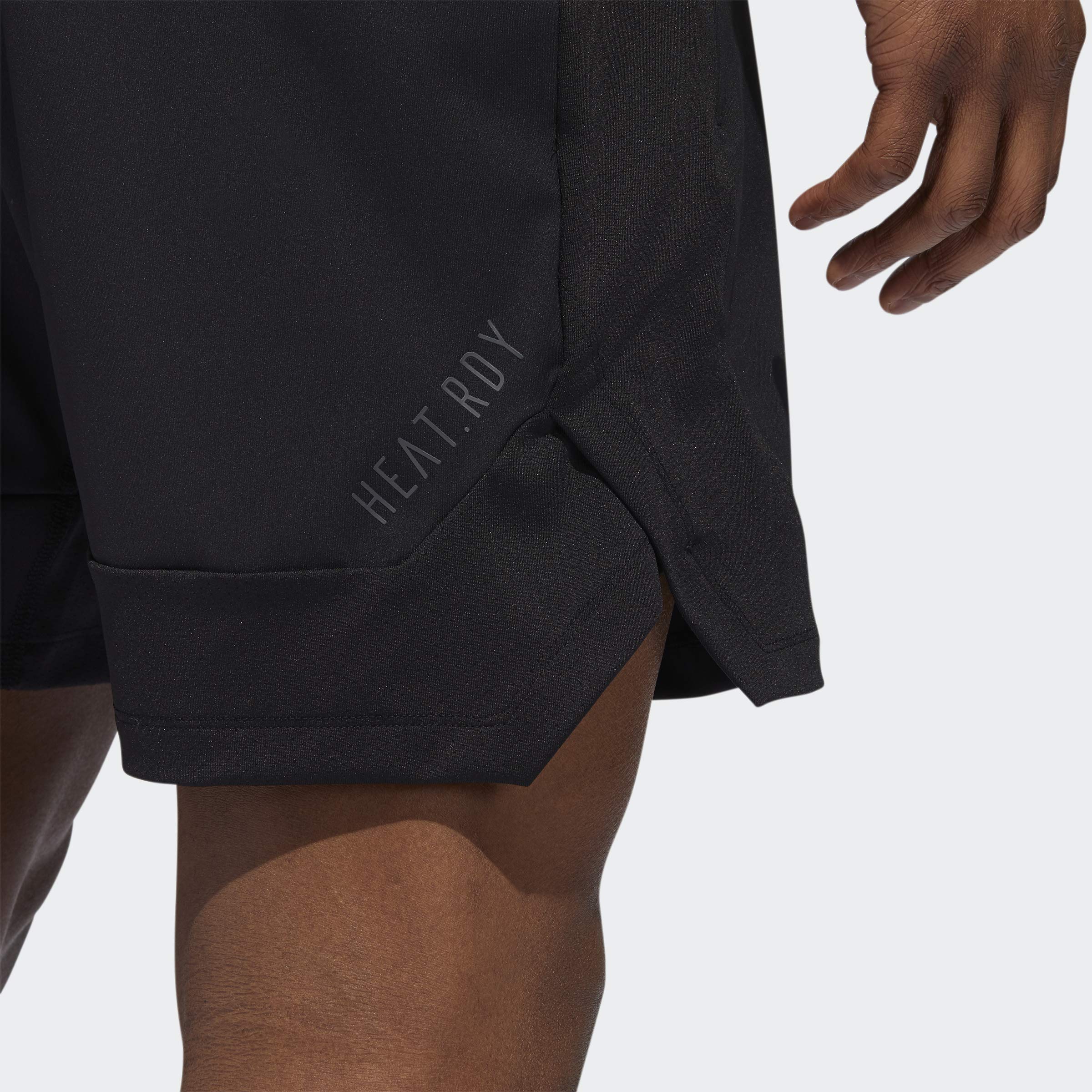 adidas mens Training Shorts HEAT.RDY Glory Grey X-Large