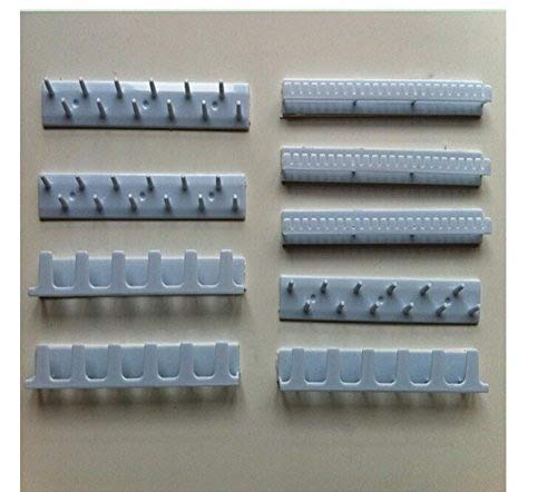 J.C Arts 9 in 1 Adhesive Paste Wall Hanging Storage Hooks Jewelry Display Organizer Necklace Hanger