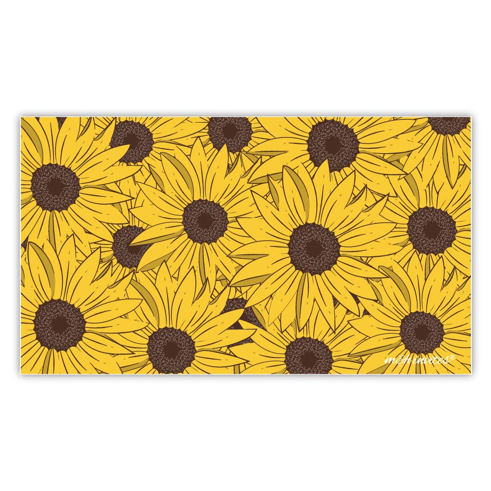 50 Sunflower Diaper Raffle Tickets - Baby Shower Game - Invitation Inserts