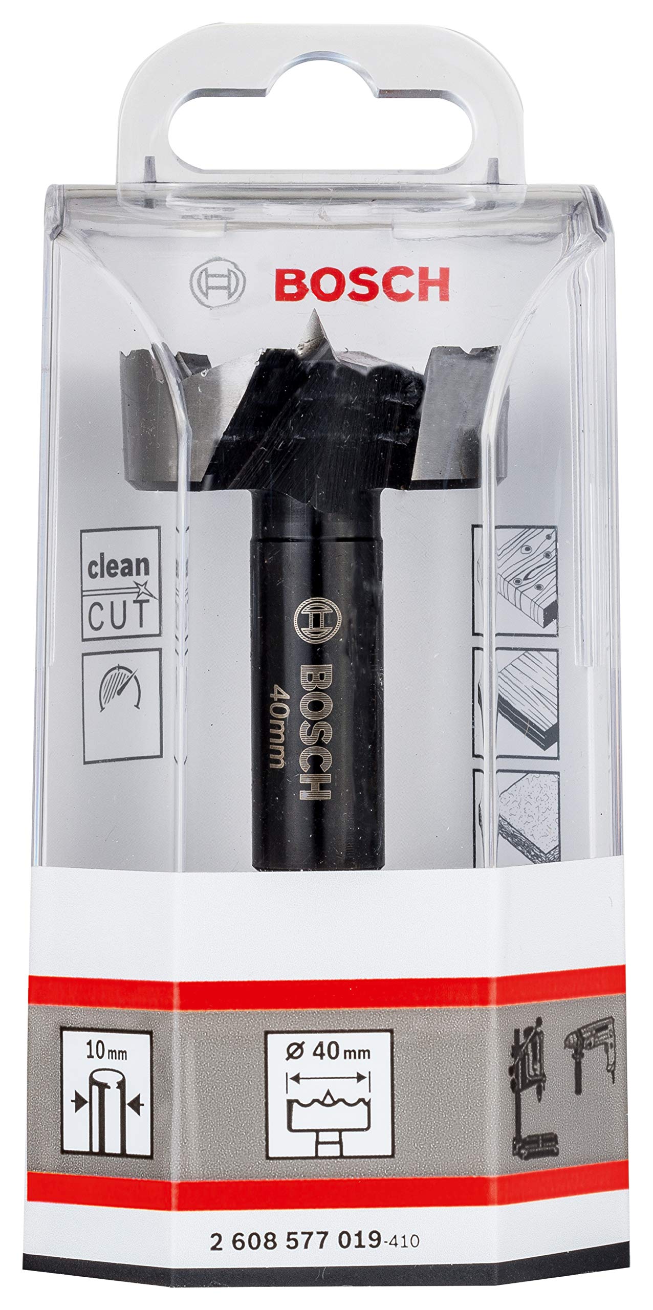 Bosch 2608577019 drill toothed 40mm Forstner Bits