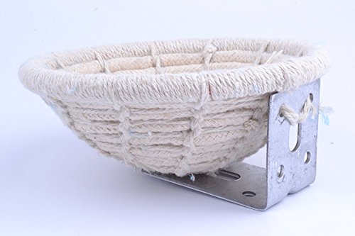 Hypeety Handmade Cotton Rope Bird Breeding Nest Bed for Small Parrots Budgie Parakeet Cockatiel Parakeet Conure Canary Finch Lovebird