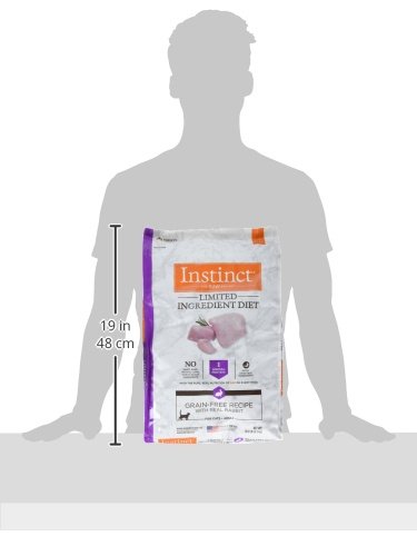 Instinct Limited Ingredient Diet Grain Free Recipe with Real Rabbit Natural Dry Cat Food, 10 lb. Bag