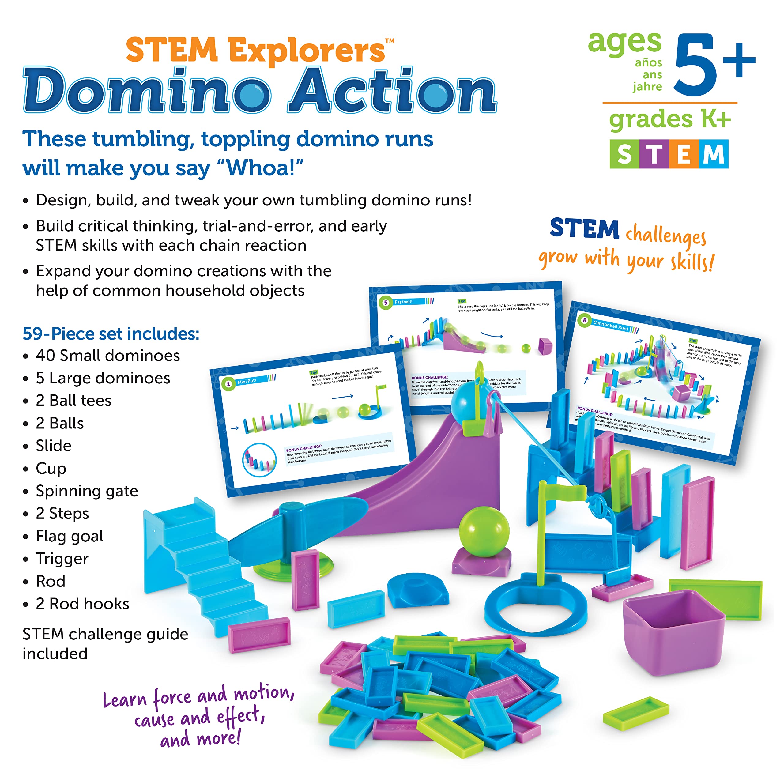 Learning Resources STEM Explorers Domino Action