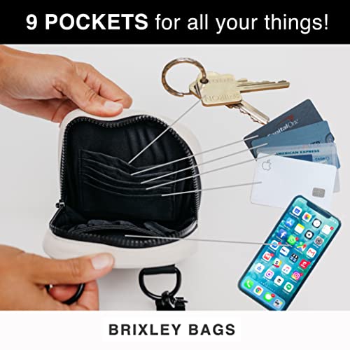 Brixley Crossbody Bag Sling Purse for Women Men Girls Travel, Multi Position Fanny Back Pack