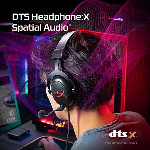 HyperX - Cloud Core Wired DTS Headphone:X Gaming Headset for PC, Xbox X|S, and Xbox One β Black