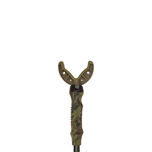 Allen Company The Shocker Tom Taker Click-Stix Shooting Stick by Allen, Collapsible Hunting Monopod, 36 inches, Green (21927)