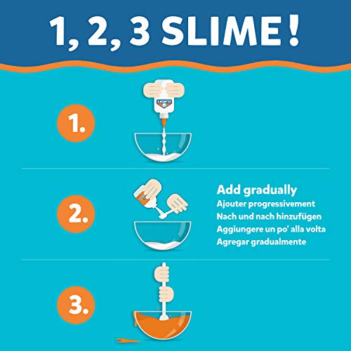 Elmer’s Glue Frosty Slime Kit | with Clear PVA Glue, Glitter Glue Pens & Magical Liquid Activator Solution | 8 Count