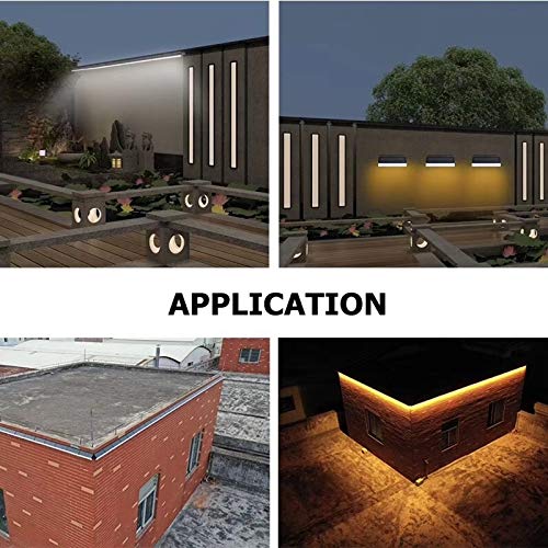 GSYFDZSWZX Fengyan Landscape Lights 2pcs/lot LED Outdoors Solar Light with Remote Control Double Light Effect Solar Lamp for Garden Home Solar LED Wall Lamp LED Street Lamp (Color : Black)