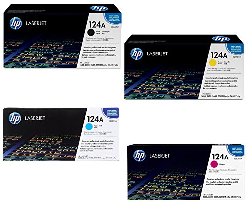 HP 124A Q6000A/Q6001A/Q6002/Q6003A 4 Colors Toner Cartridges For LaserJet 2600n 1600 2605 1015 1017
