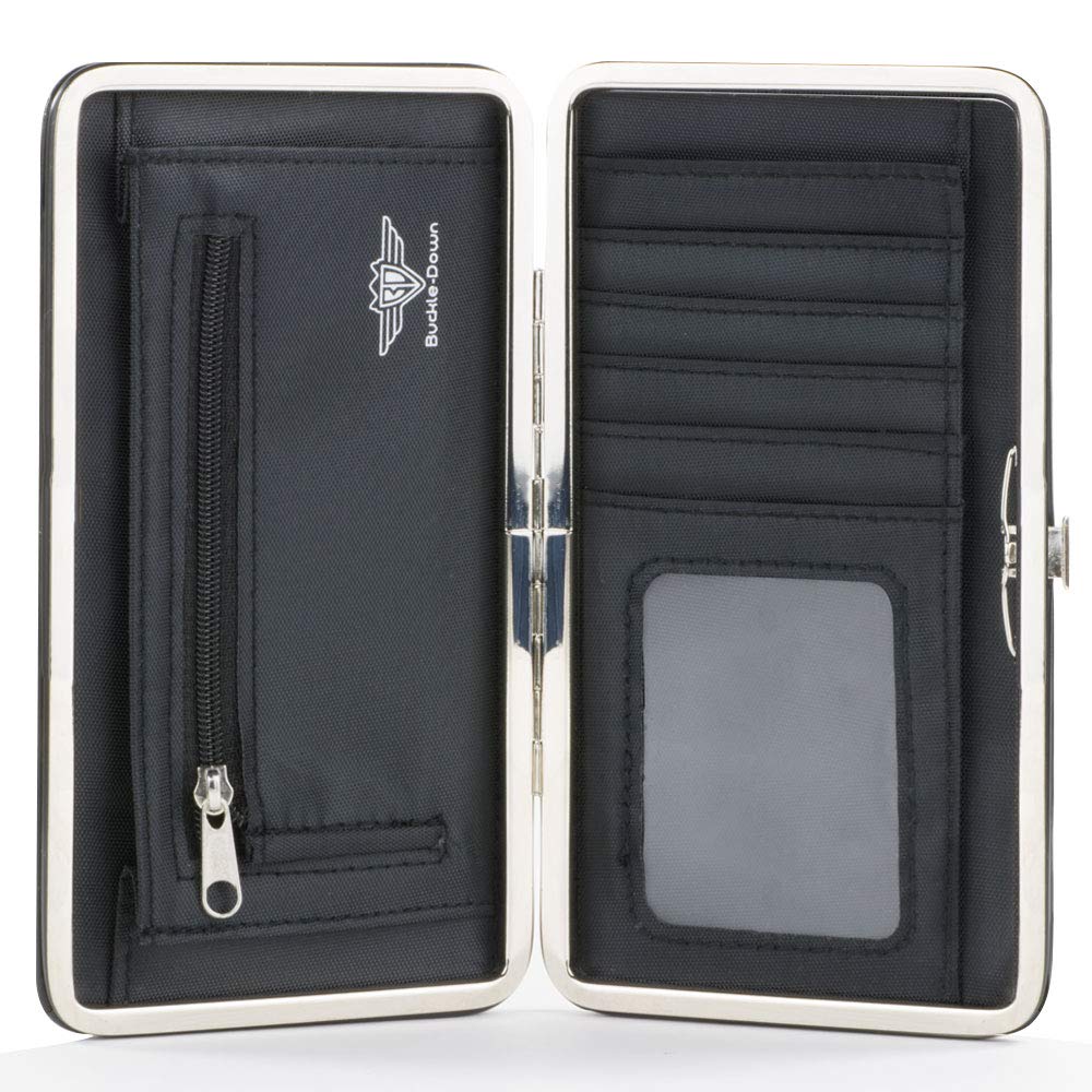 Buckle-Down Women's Hinge Wallet-Weed, Multicolor, 7" x 4"