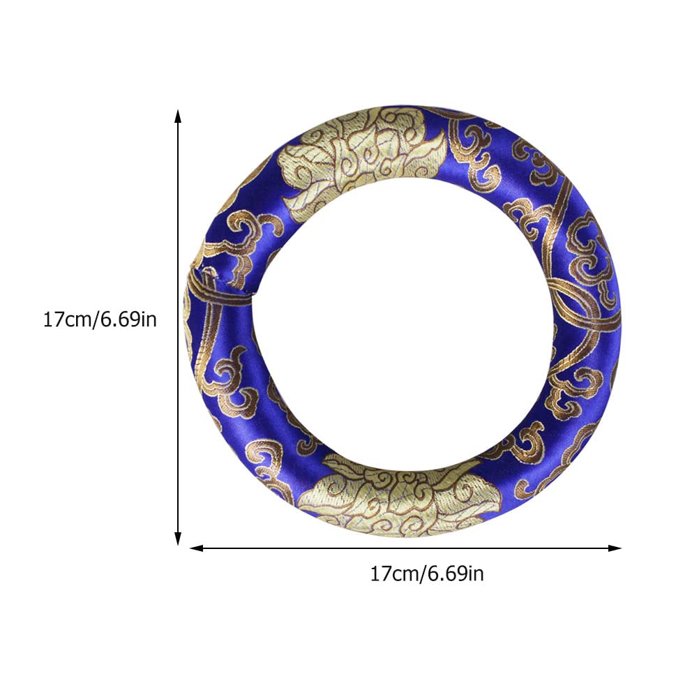 Milisten Bowl Cushion Buddha Sound Bowl Washer Silk Manual Product Singing Bowl Cushion