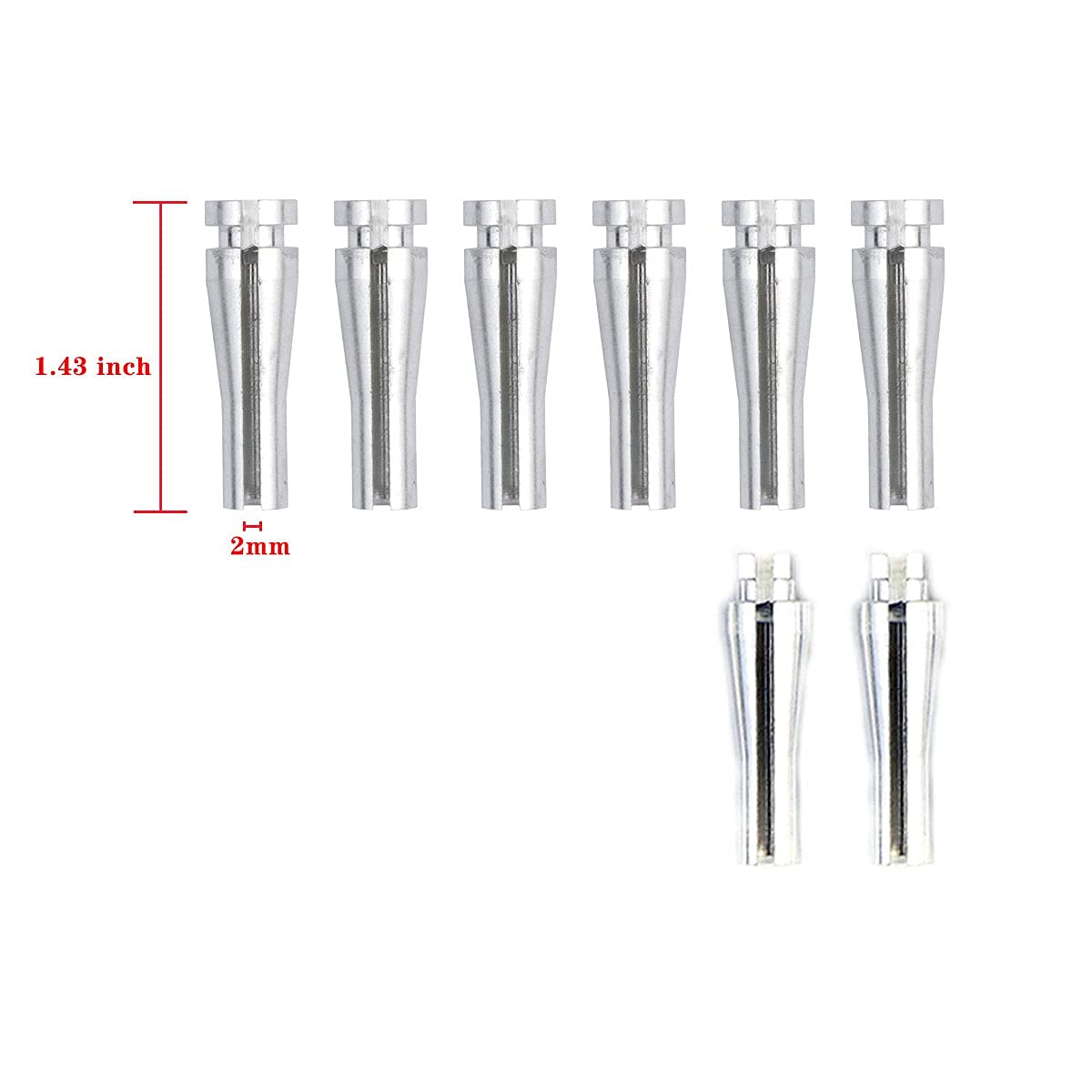 8 Ends Door Latch Cable Repair Kit Compatible with Ford F-series E-series Ranger Expedition Excursion Navigator - Repairs Four Cables (6 Standard ends 2 LOCKING CAM ends) Door Cable Repair Kit