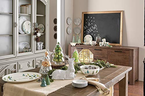 Lenox Alpine Snowflake Round Serving Tray