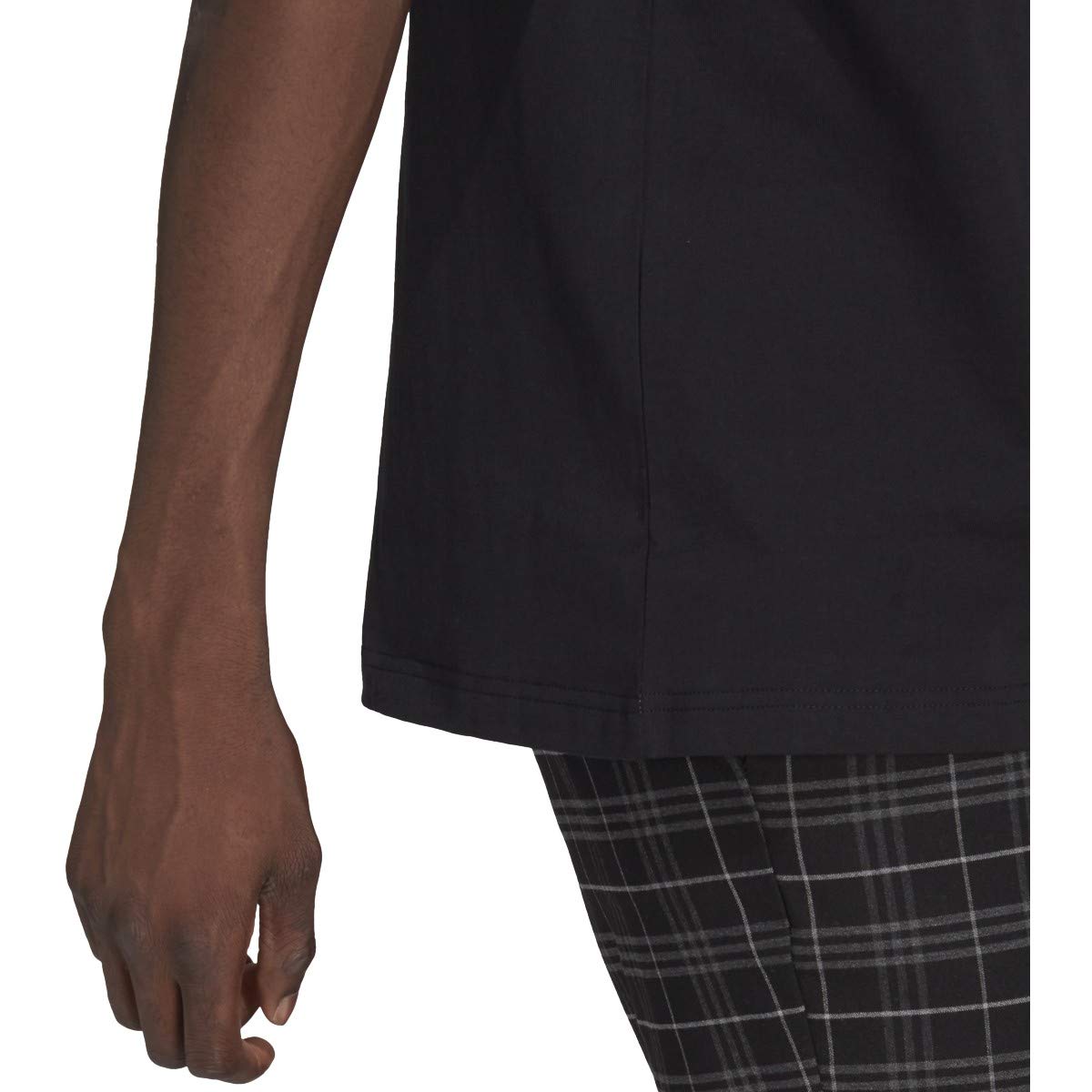 adidas Originals,mens,Slice Trefoil Box Tee,Black/Blue Oxide,Small