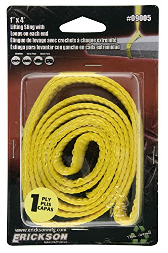 Erickson 09005 1" x 4' Single Ply Eye Ends Lift Sling