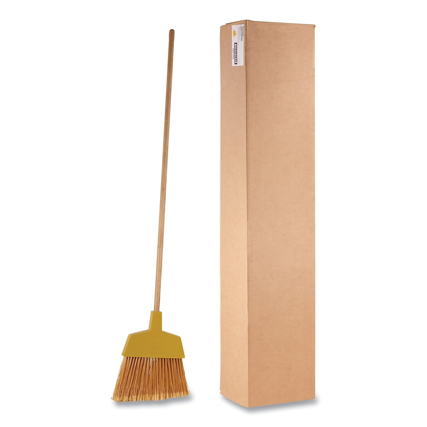 Boardwalk 932ACT Angler Broom, 53 Handle, Yellow, 12/carton