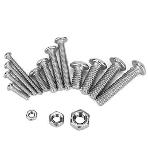 Ochoos 480pcs/set M2 M3 M4 Machine Screws Nuts Set Stainless Steel Fastener for Laptop/Hard Disk/Keyboard/Phone/PC Discount