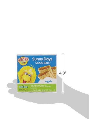 Earth's Best, Sesame Street Sunny Days Apple Snack Bars, (7-0.67 Oz) 4.69 Oz