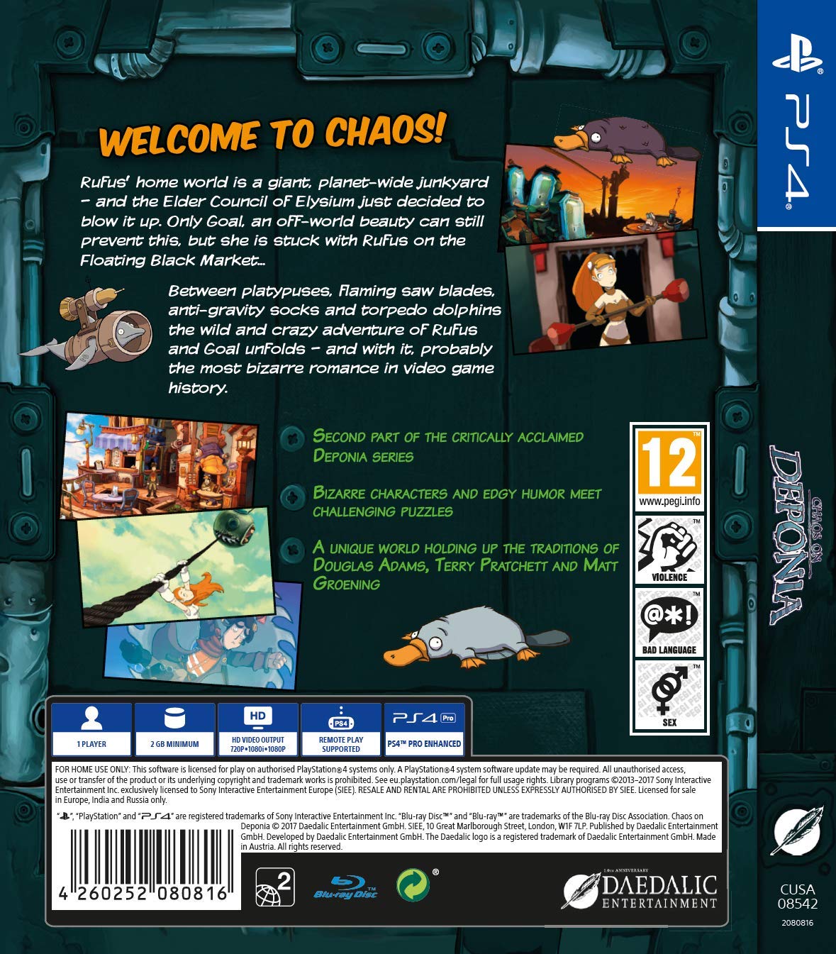 Chaos on Deponia (PS4)