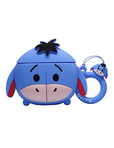 Cartoon Case for Apple AirPods 2/1 AirPods Case Adorable Cover 3D Protective Cases Shockproof Silicone Shell Anti-Fall Cover for AirPods Charging Cute Case (AirPods 2/1, Cute Donkey)