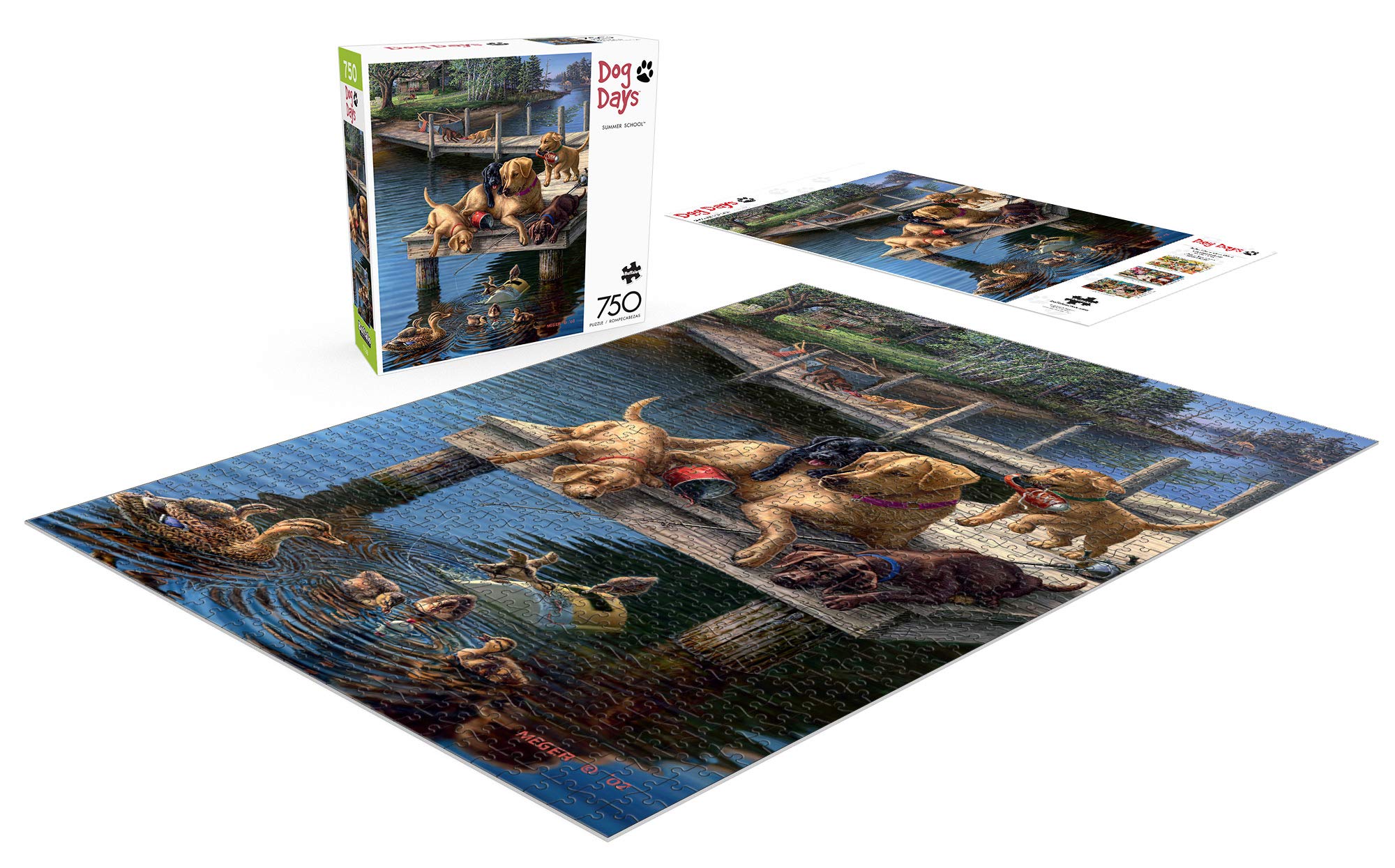 Buffalo Games - James A. Meger - Summer School - 750 Piece Jigsaw Puzzle for Adults -Challenging Puzzle Perfect for Game Nights - Finished Size is 24.00 x 18.00