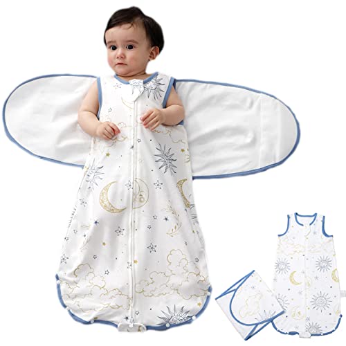 ERAY Baby Sleep Sack 6-12months -Baby Swaddle Sleepsack Baby Easy Transitional Sack Adjustable Wearable Blanket for Boys and Girls