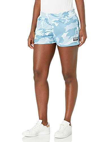 adidas Originals Women's Shorts Sky Tint/Shade Blue/Easy Blue Large