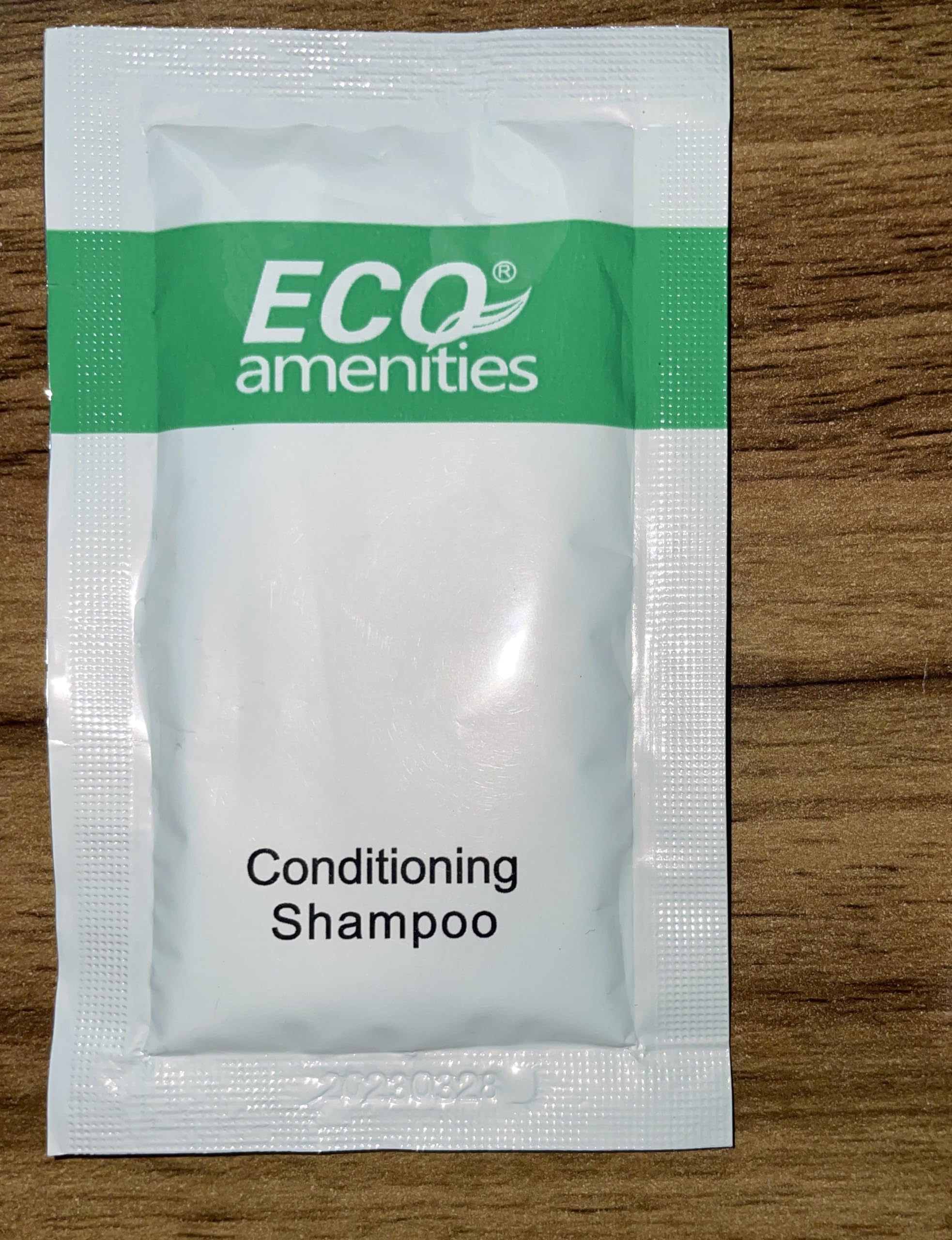 ECO Sachet Individually Wrapped Travel Toiletries, Bulk Mini Hotel Shampoo and Conditioner 2in1 10ml (100 pk)