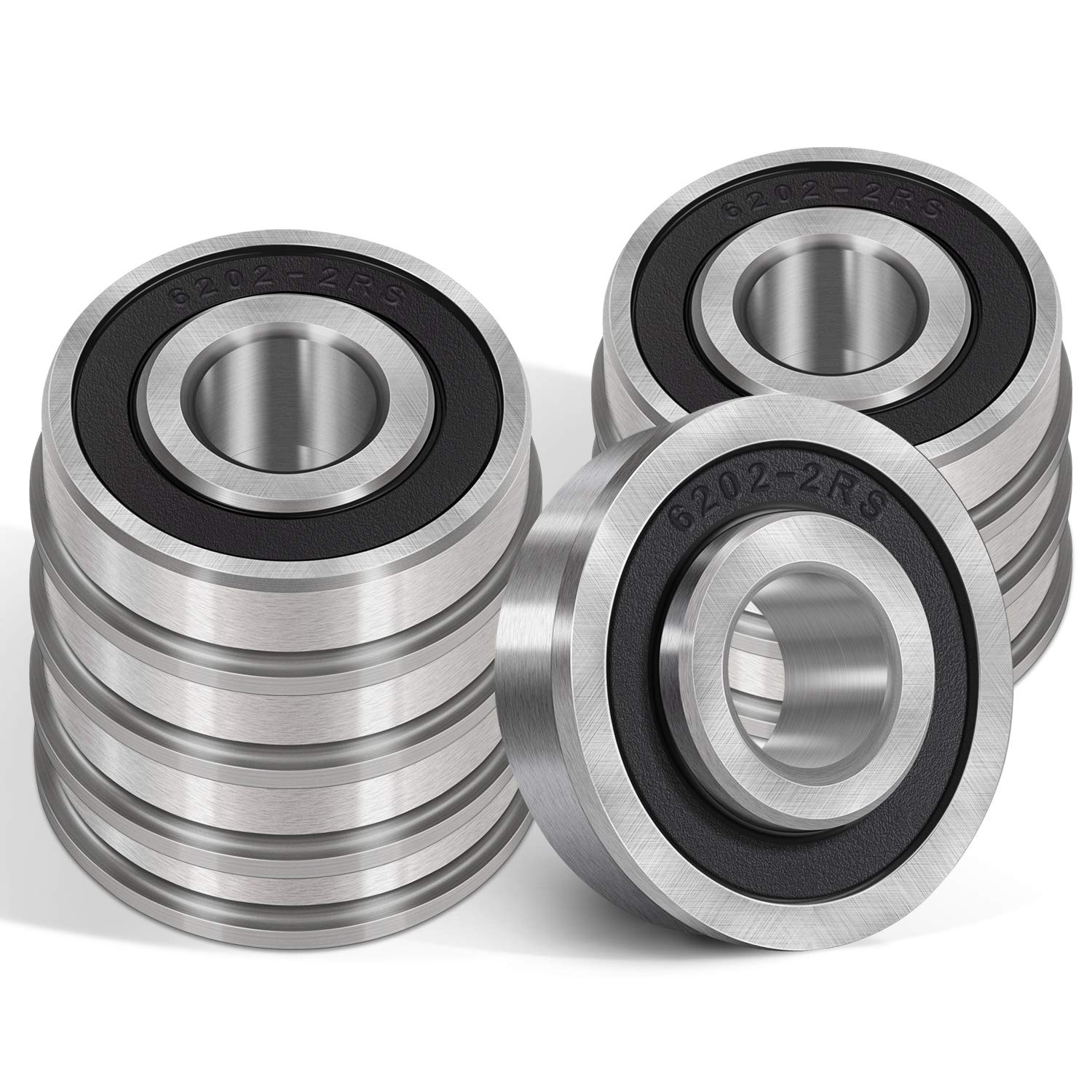 8 Pack 1/2" Flanged Ball Bearing Precision,ID 1/2" x OD 1-3/8" - Lawn Mower- For Marathon.