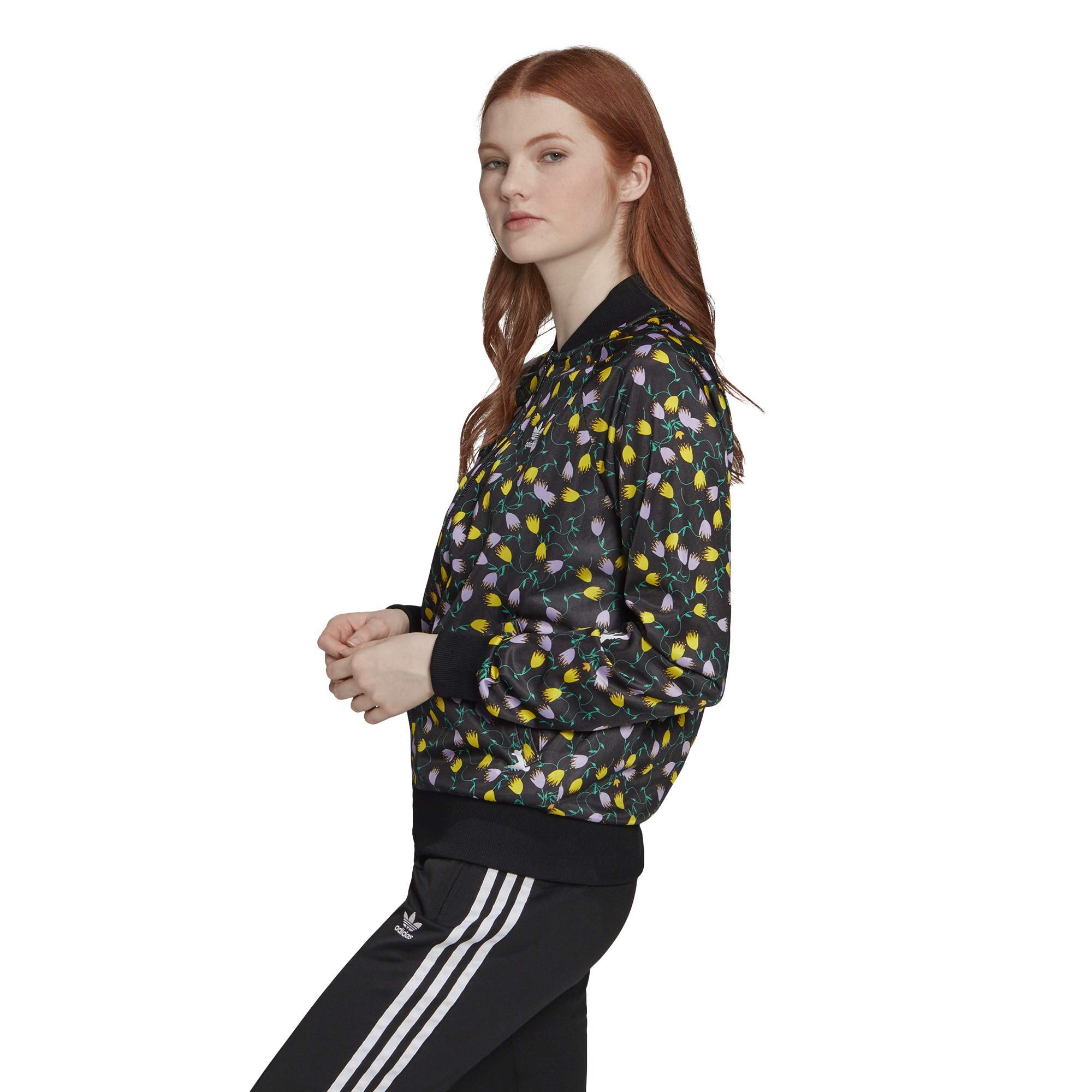 adidas Originals Women's All Over Print Track Top Multicolor X-Small