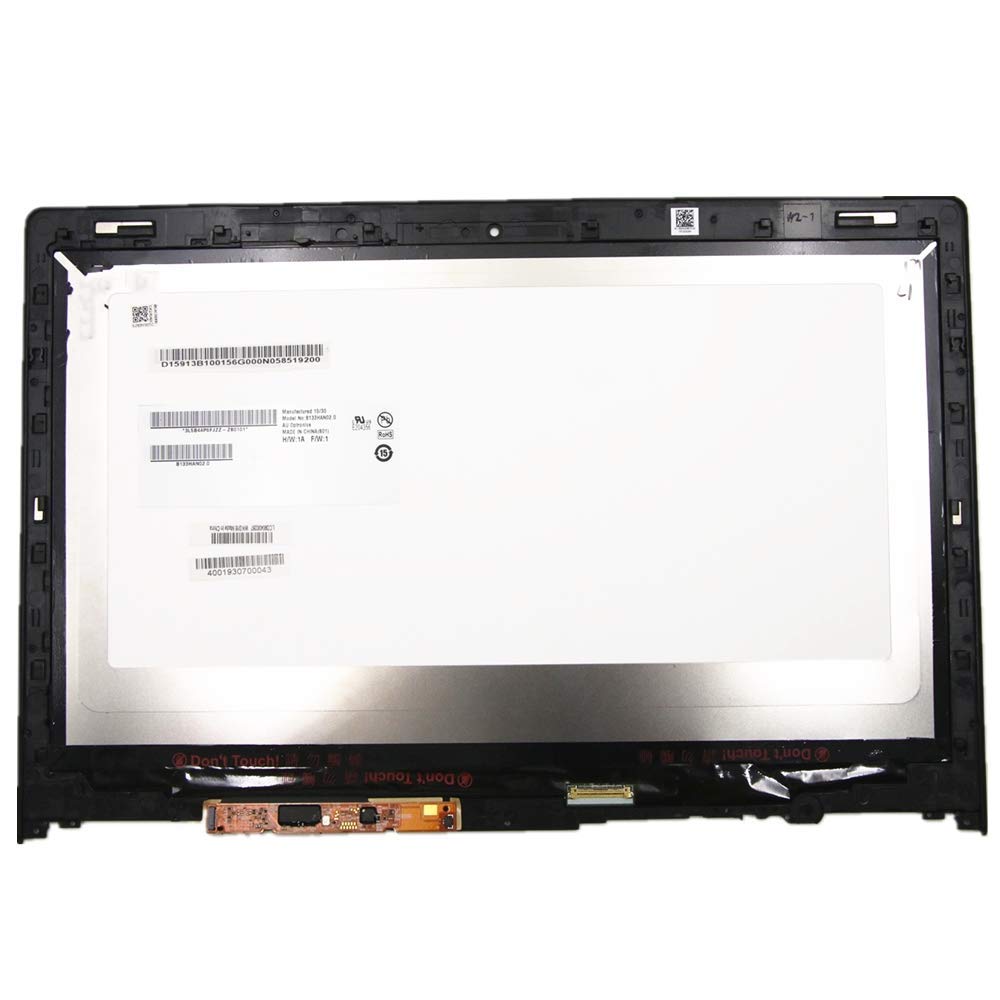 Screen Expert 13.3" FHD 1920x1080 LCD Panel LED Touch Screen Display with Bezel Frame Assembly LP133WF2(SP)(A1) for Lenovo IdeaPad Yoga 2 13