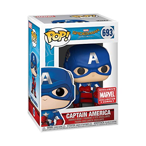Funko Pop! Marvel Collector Corps Exclusive End Credits Captain America #693 w/ Free Acrylic Case