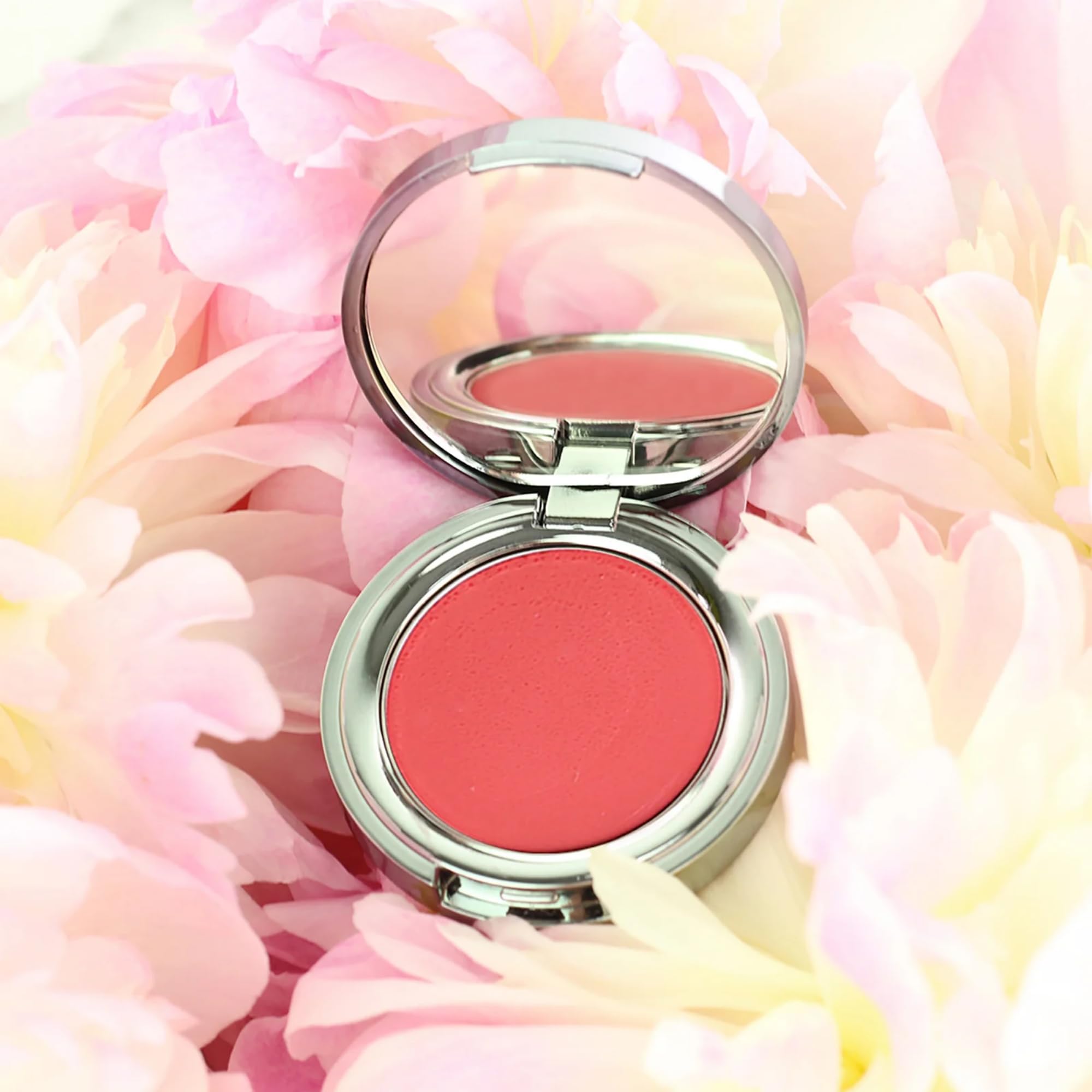 Juice Beauty Phyto-Pigments Last Looks Cream Blush - 02 Seashell - 3 g - Sheer-to-Bold Color for Cheeks, Lips + Eyes - Vegan, Cruelty Free