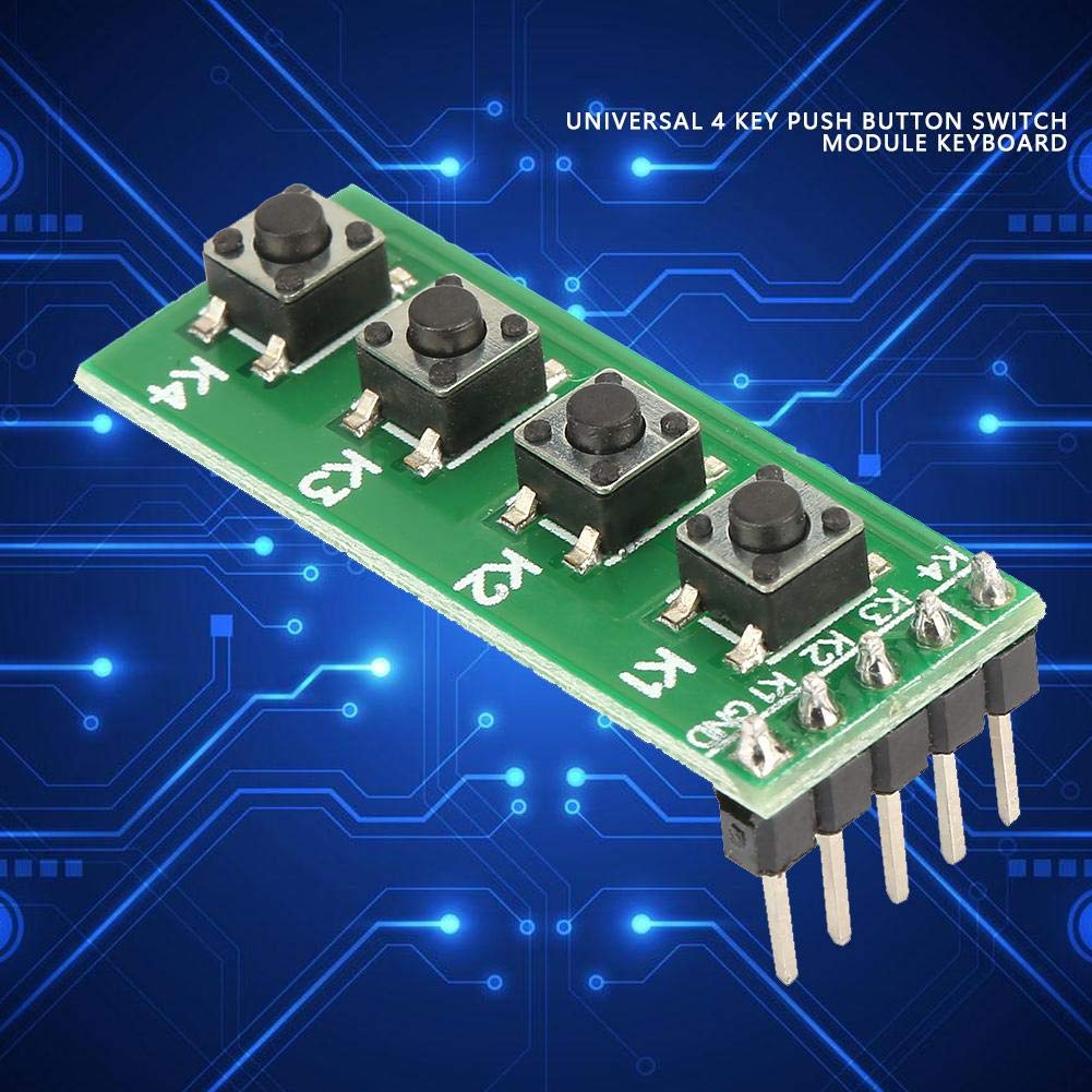 Universal 4 Key Push Button Switch Module Keyboard Board for for DIY KIT Universal