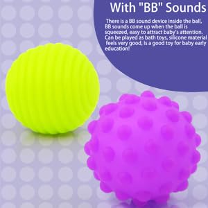 Konig Kids Textured Multi Sensory Ball Set