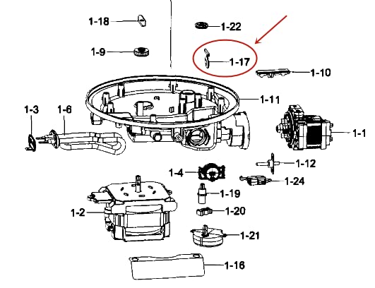 DD66-00045A Vane-Check Drain Dmt800