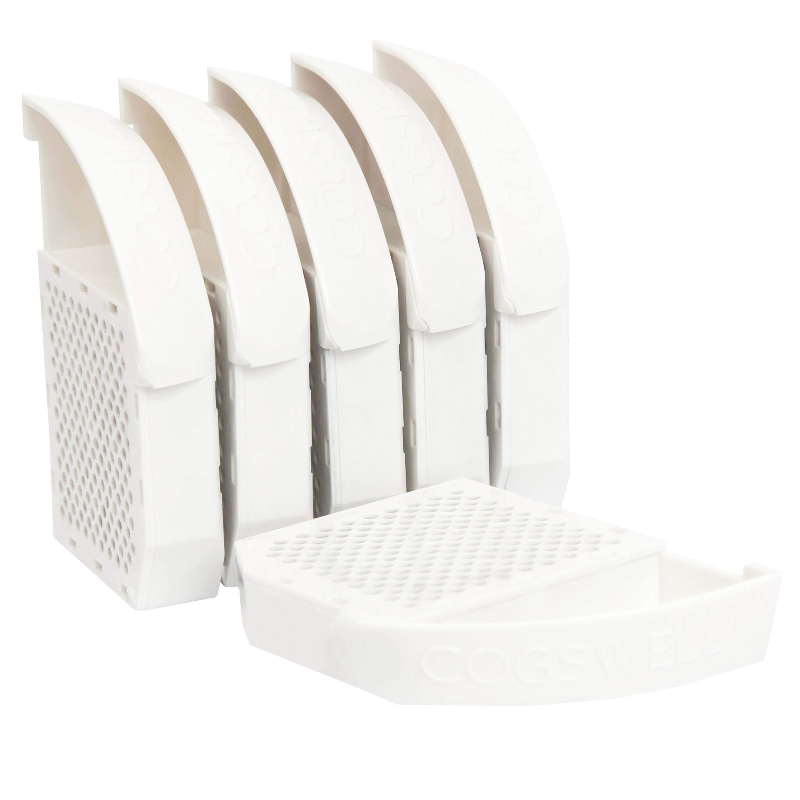 COGSWELL Bathroom Toilet No Chemical Disposable Replacement Filters, Pack of 6