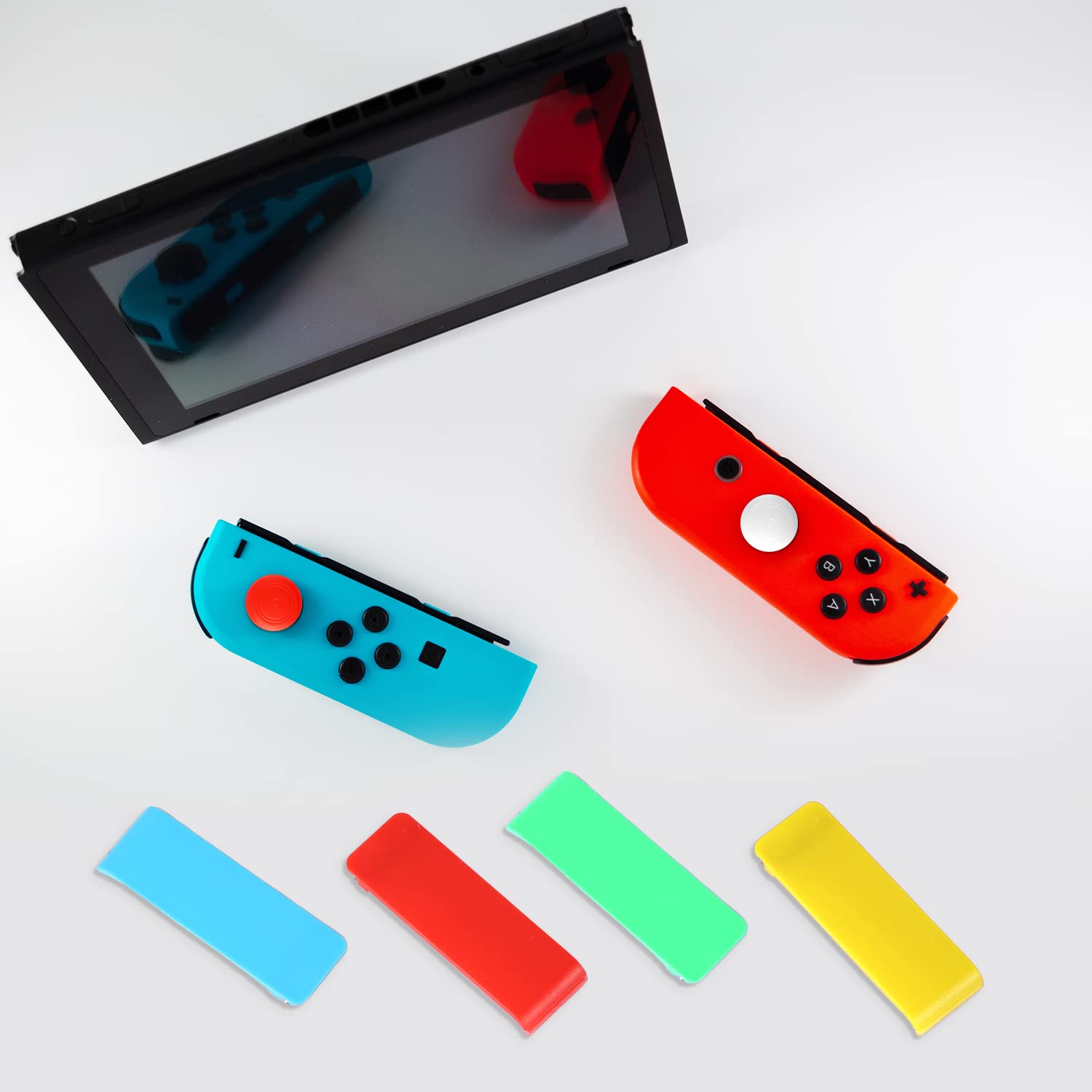 4pcs Back Stand for Nintendo Switch Console, Replacement Stand for Switch kickstand Back Shell Holder for Switch Replacement Kickstand Repair