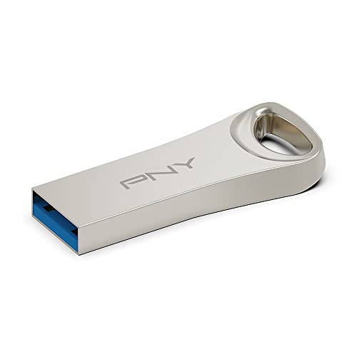 PNY 512GB Elite-X USB 3.2 Flash Drive - 220MB/s, Durable Premium Metal Housing, for Storing, Sharing, and Protecting Important Content, P-FDI512ELTX-GE, Silver