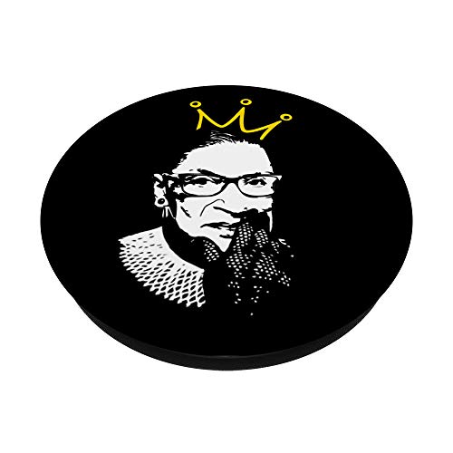 Notorious RBG Ruth Bader Ginsburg DIssent Crown and Collar PopSockets PopGrip: Swappable Grip for Phones & Tablets