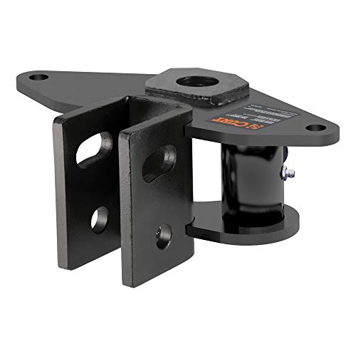 CURT 17075 Replacement Round Bar Weight Distribution Hitch Head, CARBIDE BLACK POWDER COAT