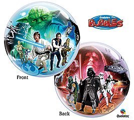 Anagram Star Wars Deluxe Happy Birthday Balloons Decoration Supplies Chewbaca R2D2 Chewy